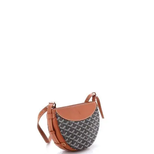 Goyard Hirondelle Shoulder Bag Coated Canvas And Leather