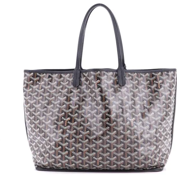 Goyard Anjou Reversible Tote Coated Canvas Pm - Black