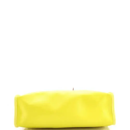 Hermès Herbag Zip Berline Vache Canvas And Leather 31 - Yellow