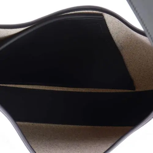 Hermès Arcon Bag Toile And Leather - Black