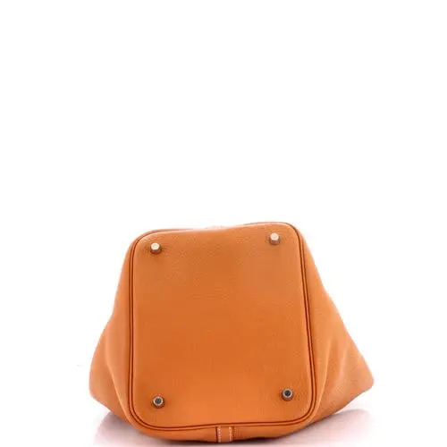 Hermès Eclat Picotin Lock Bag Clemence Mm - Brown