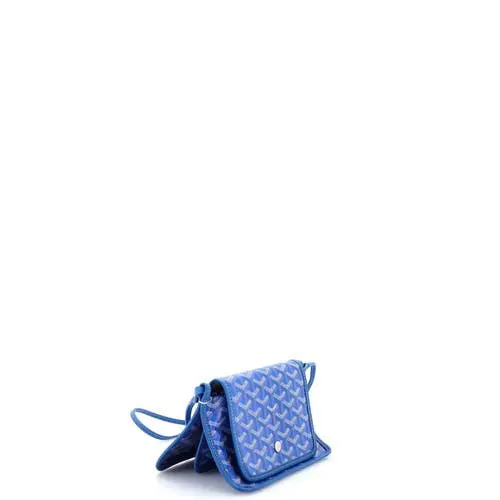 Goyard Plumet Clutch Wallet Coated Canvas - Blue