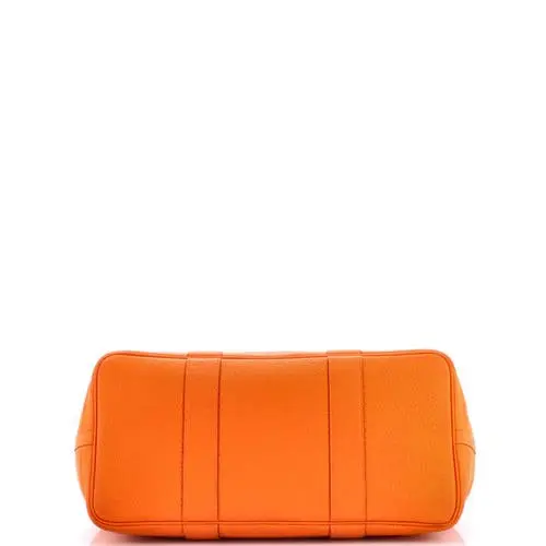 Hermès Garden Party Tote Leather With Printed Interior 36 - Orange