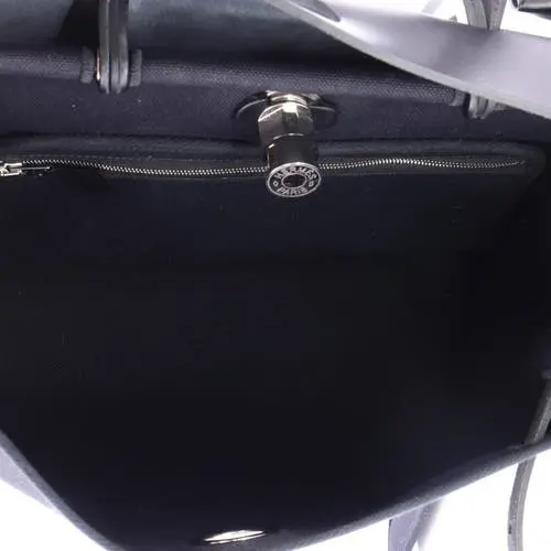 Hermès Herbag Zip Leather And Toile 31