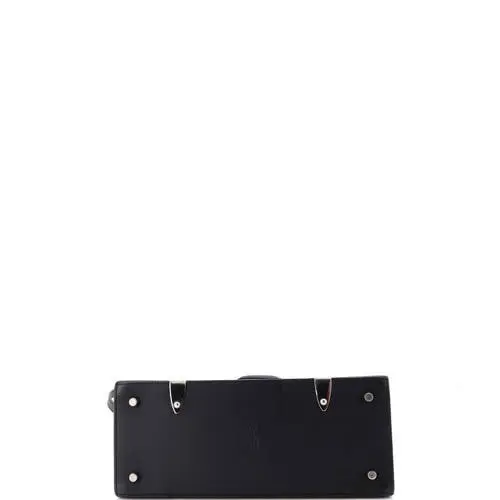 Goyard Saigon Top Handle Bag Coated Canvas With Leather Pm
