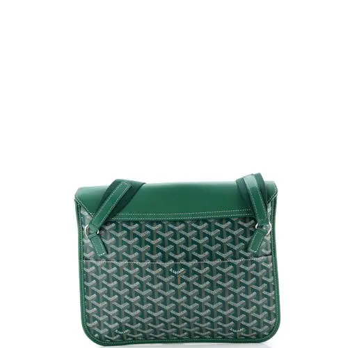 Goyard Coursier Messenger Bag Coated Canvas And Leather