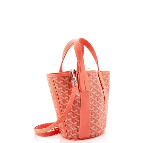 Goyard Belharra Tote Coated Canvas Pm - Pink