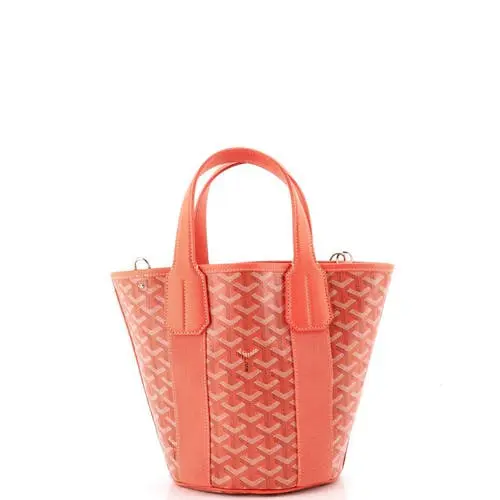 Goyard Belharra Tote Coated Canvas Pm - Pink