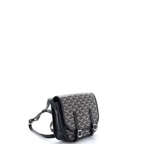 Goyard Belvedere Messenger Bag Coated Canvas With Leather Pm