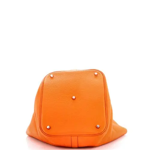 Hermès Picotin Lock Bag Clemence Gm - Orange
