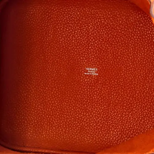 Hermès Picotin Lock Bag Clemence Gm - Orange