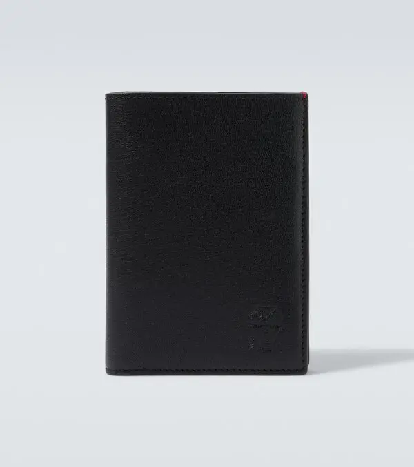 Brunello Cucinelli Leather Passport Holder - Black