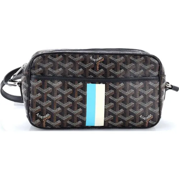 Goyard Cap Vert Bag Printed Coated Canvas - Black