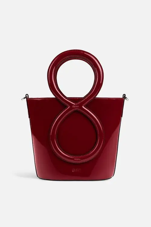 FINI Patent Leather Handbag - Red