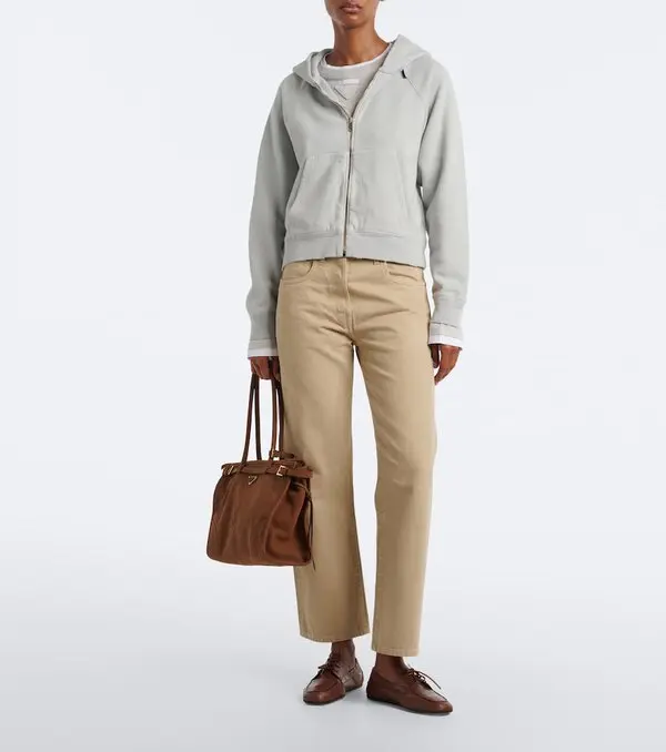 Prada Cotton Jersey Hoodie