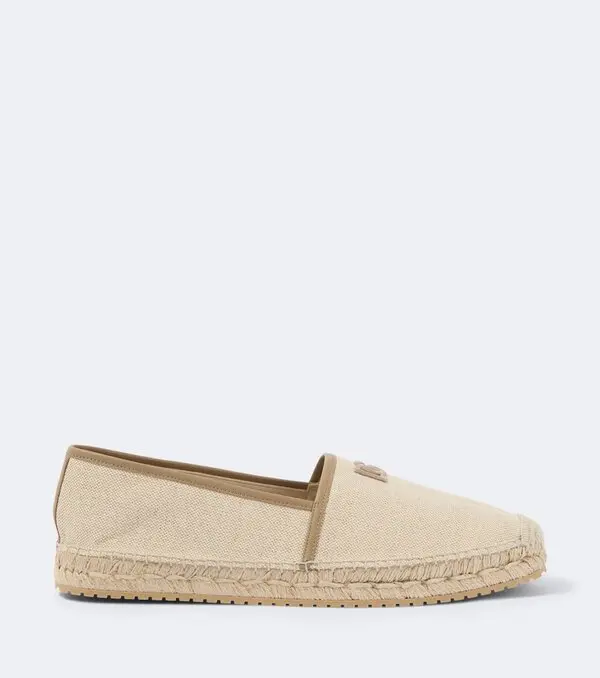 Dolce & Gabbana Embroidered Canvas Espadrilles