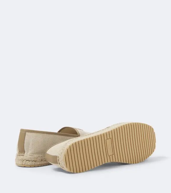 Dolce & Gabbana Embroidered Canvas Espadrilles