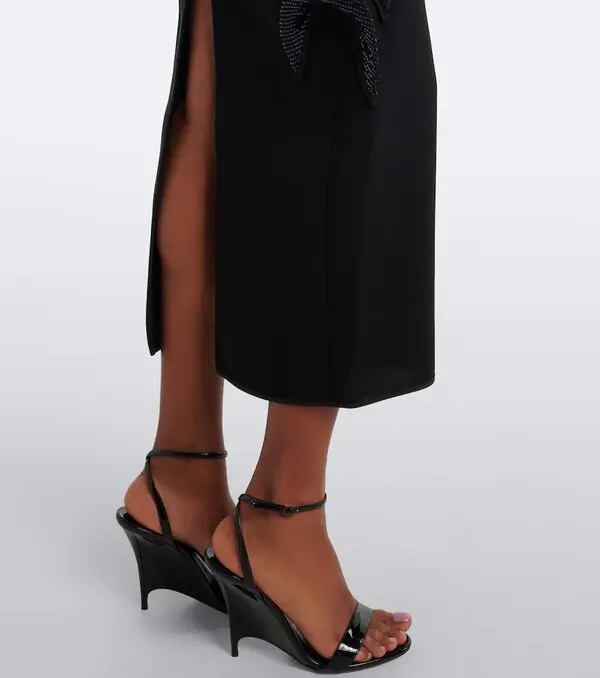 Maticevski Arching Sequined Embellished Pencil Skirt