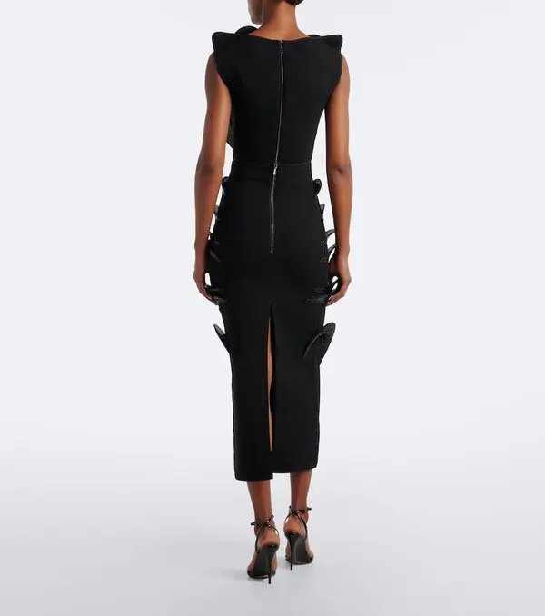 Maticevski Arching Sequined Embellished Pencil Skirt