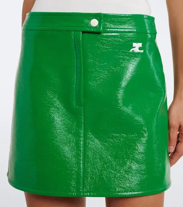 COURREGES Courrèges Reedition Vinyl Miniskirt