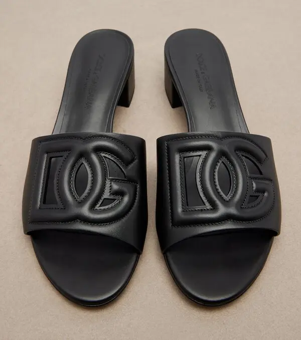 Dolce & Gabbana Leather Mules