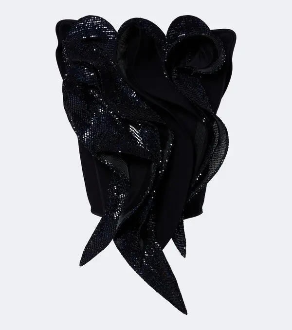 Maticevski Lavish Sequined Top