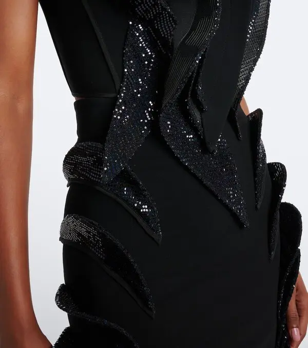 Maticevski Lavish Sequined Top