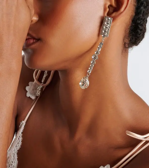 Magda Butrym Crystal-embellished Drop Earrings