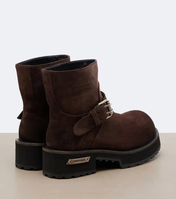 Balenciaga Venom Suede Ankle Boots