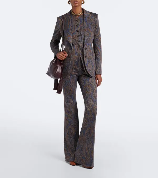 Etro Kalispera Mini Leather Crossbody Bag - Purple
