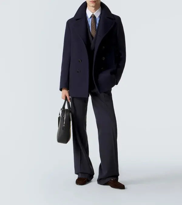 TOM FORD Wool Felt Peacoat