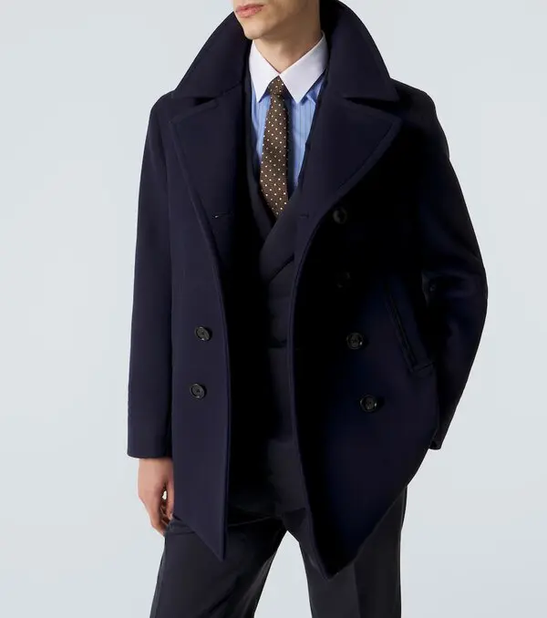 TOM FORD Wool Felt Peacoat