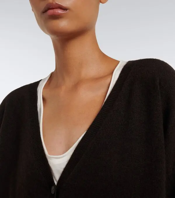 LISA YANG Abby Cashmere Cardigan - Brown