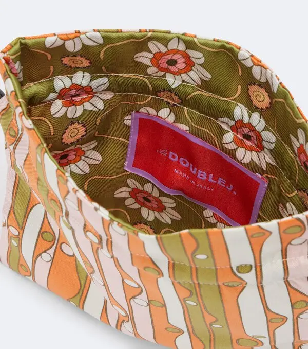 La DoubleJ Printed Silk Pouch