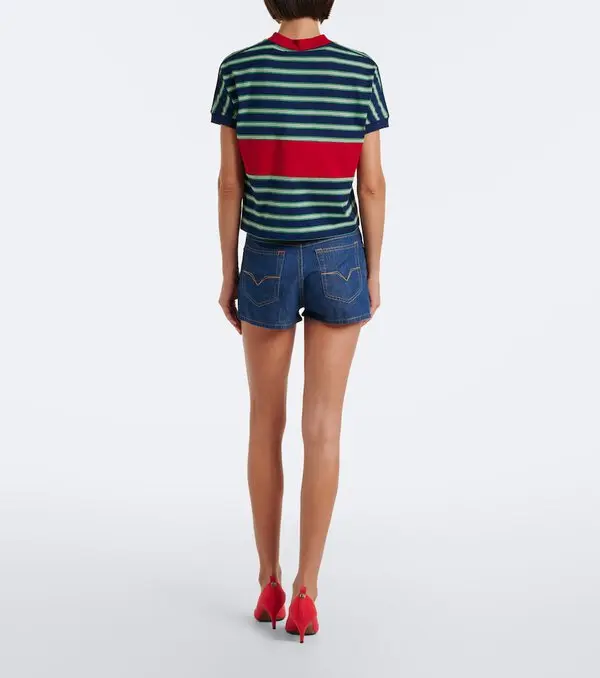 Versace Dark Denim Shorts