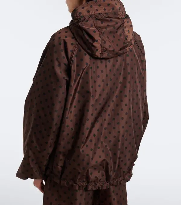 GANNI Polka Dot Hooded Jacket