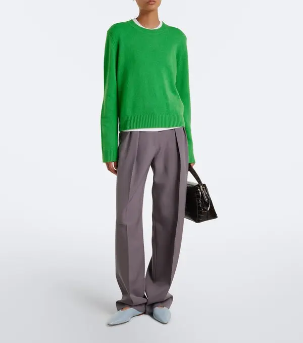 LISA YANG Mable Cashmere Crew Neck Sweater