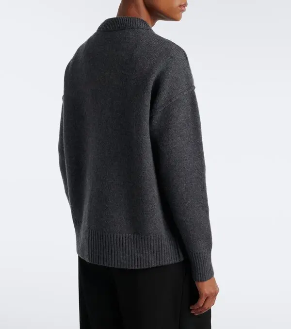 AMI Paris De Coeur Virgin Wool Sweater