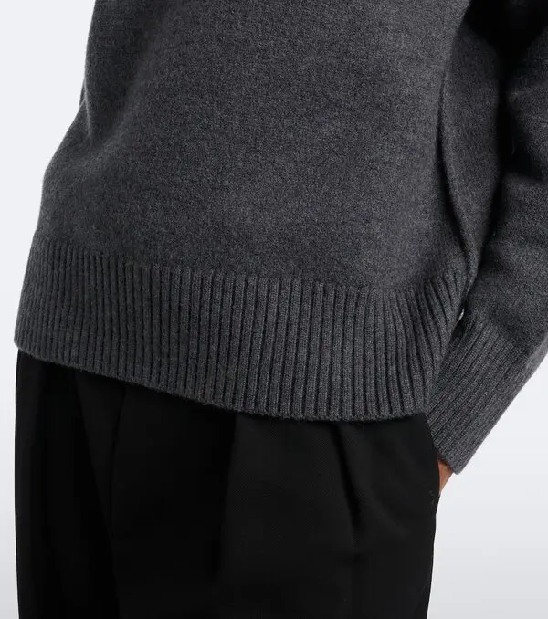 AMI Paris De Coeur Virgin Wool Sweater