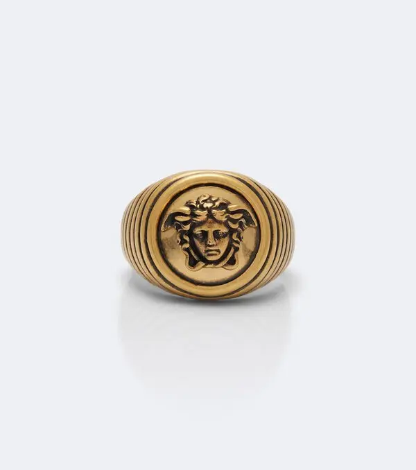 Versace Medusa Signet Ring - Gold