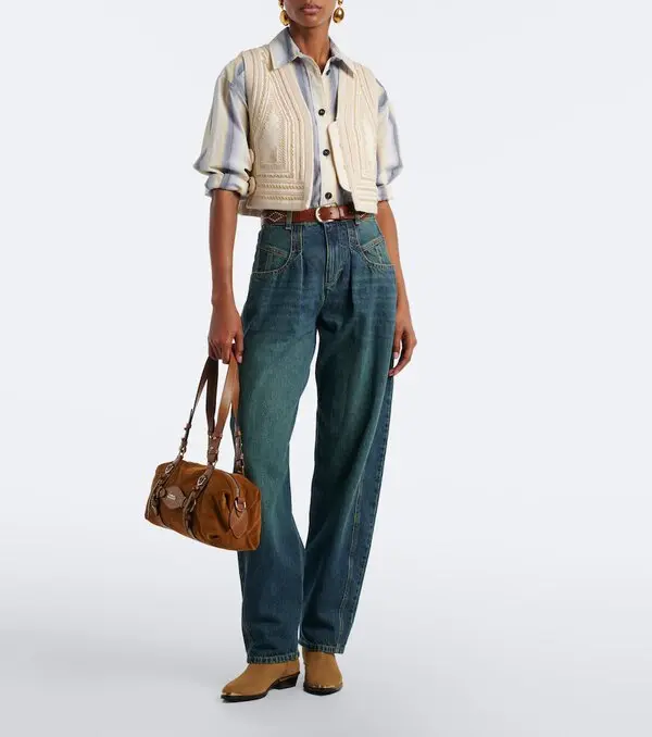 Isabel Marant Étoile Tilpa Mini Shoulder Bag - Brown