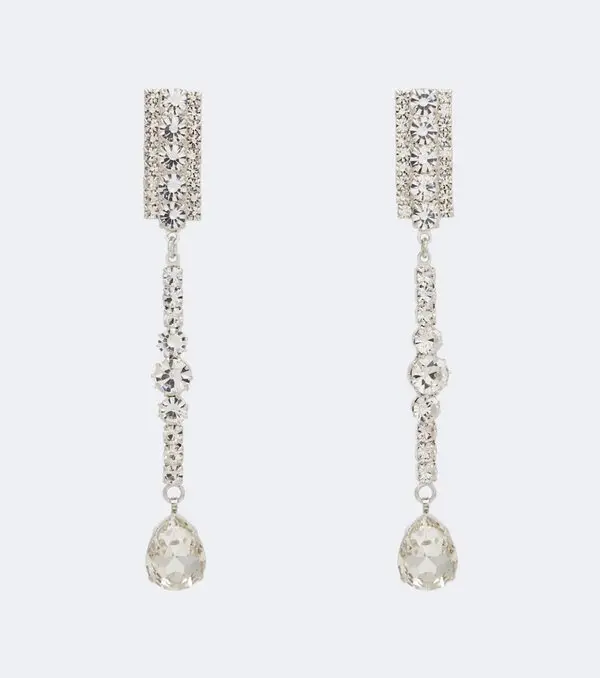 Magda Butrym Crystal-embellished Drop Earrings - Silver