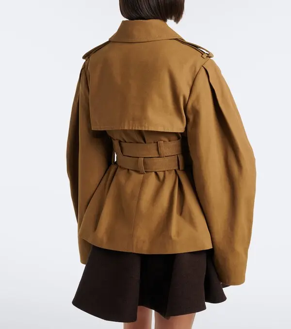 GANNI Cotton Belted Jacket