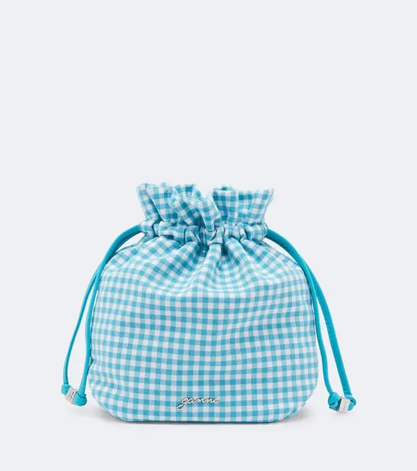 GANNI Checked Pouch