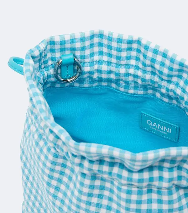 GANNI Checked Pouch