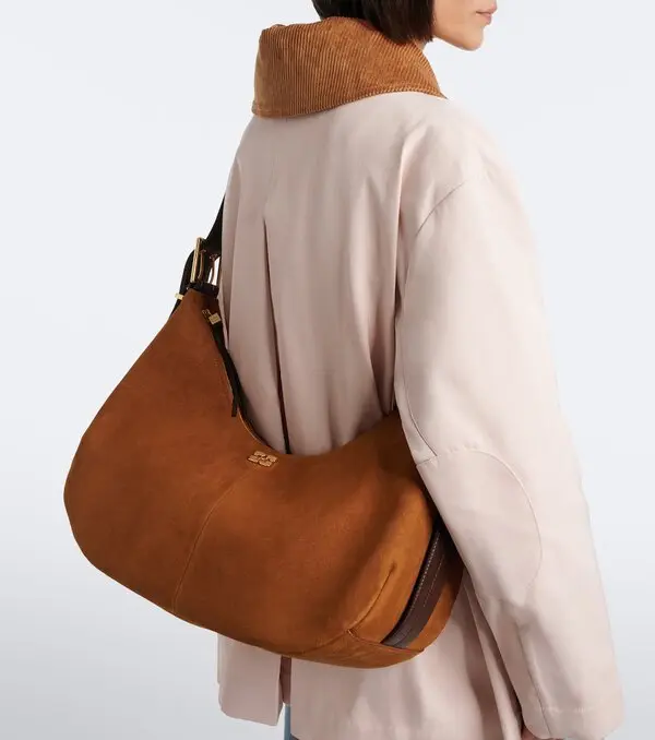 GANNI Shoulder Bag - Brown
