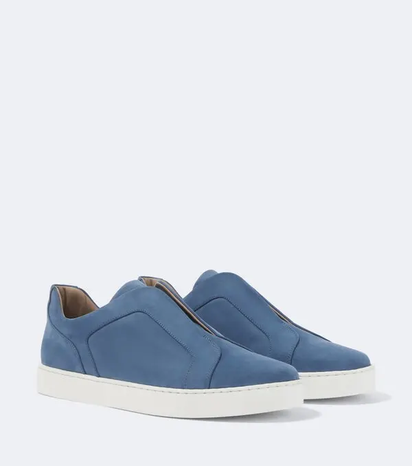 Manolo Blahnik Agilio Leather Sneakers