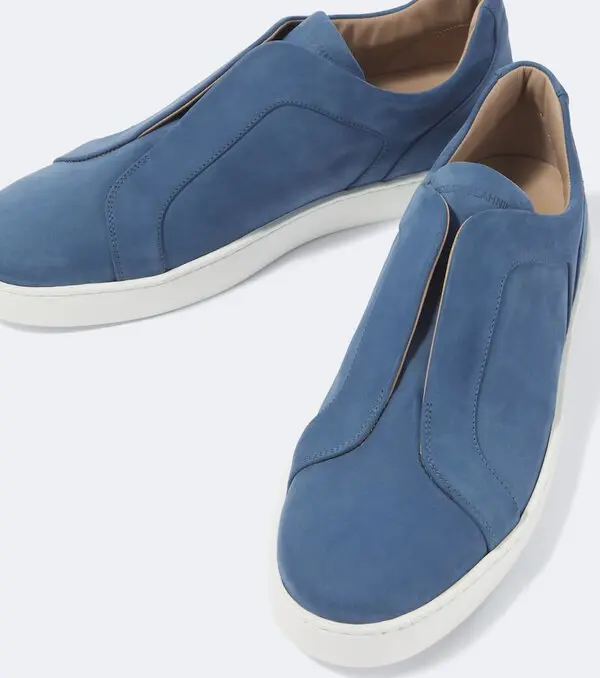 Manolo Blahnik Agilio Leather Sneakers