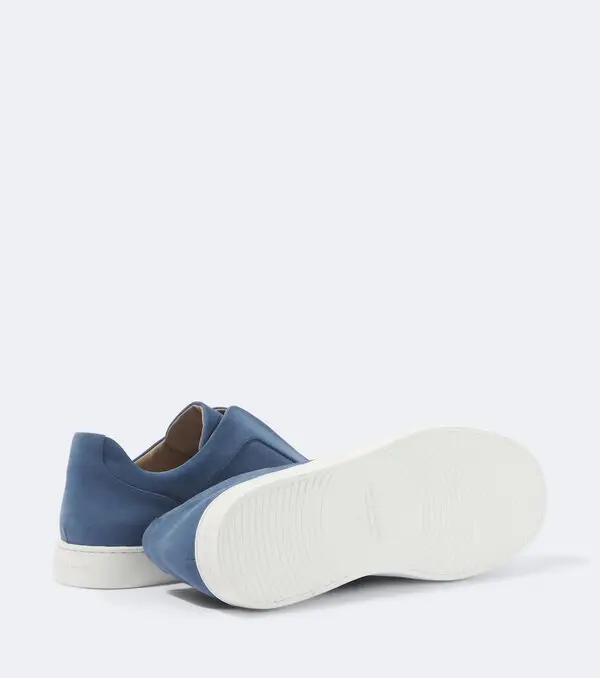 Manolo Blahnik Agilio Leather Sneakers