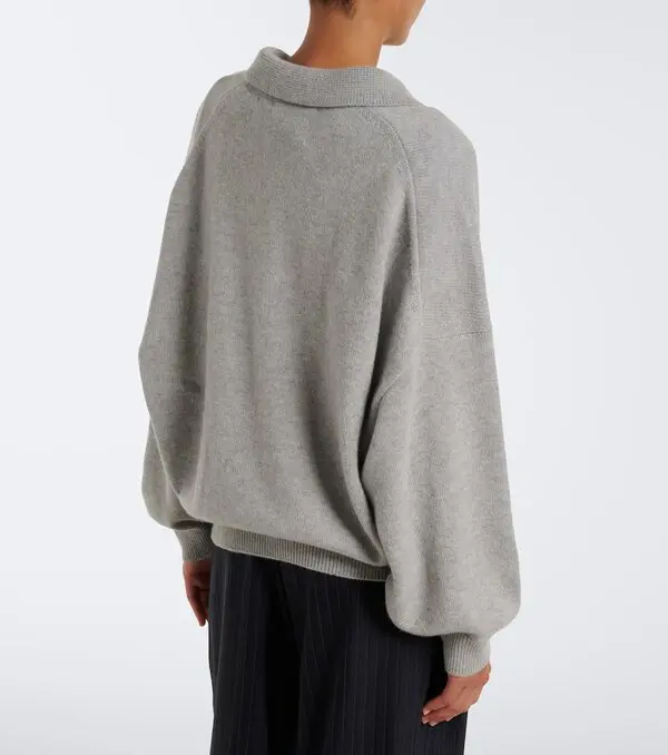 LISA YANG Etta Cashmere Polo Sweater